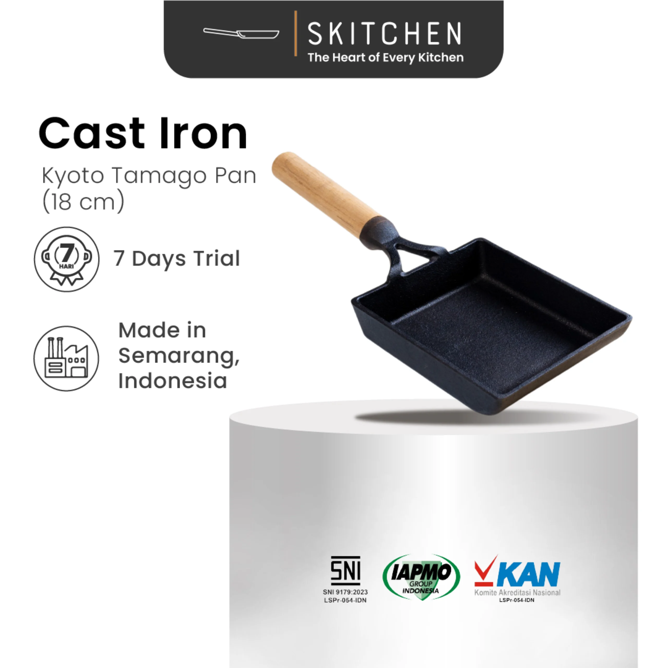 Kyoto Tamago Pan (18 cm) | @skitchen_idn